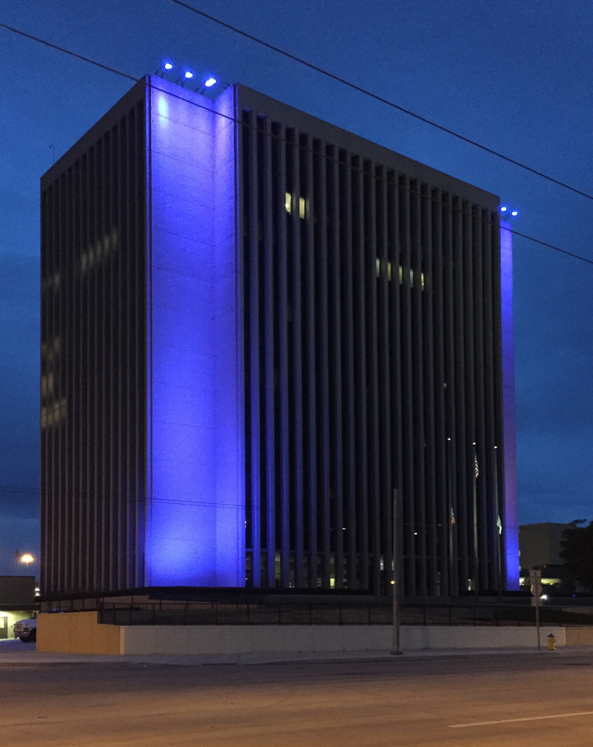 Montgomery County Administration Building Facade Lighting - HEAPY