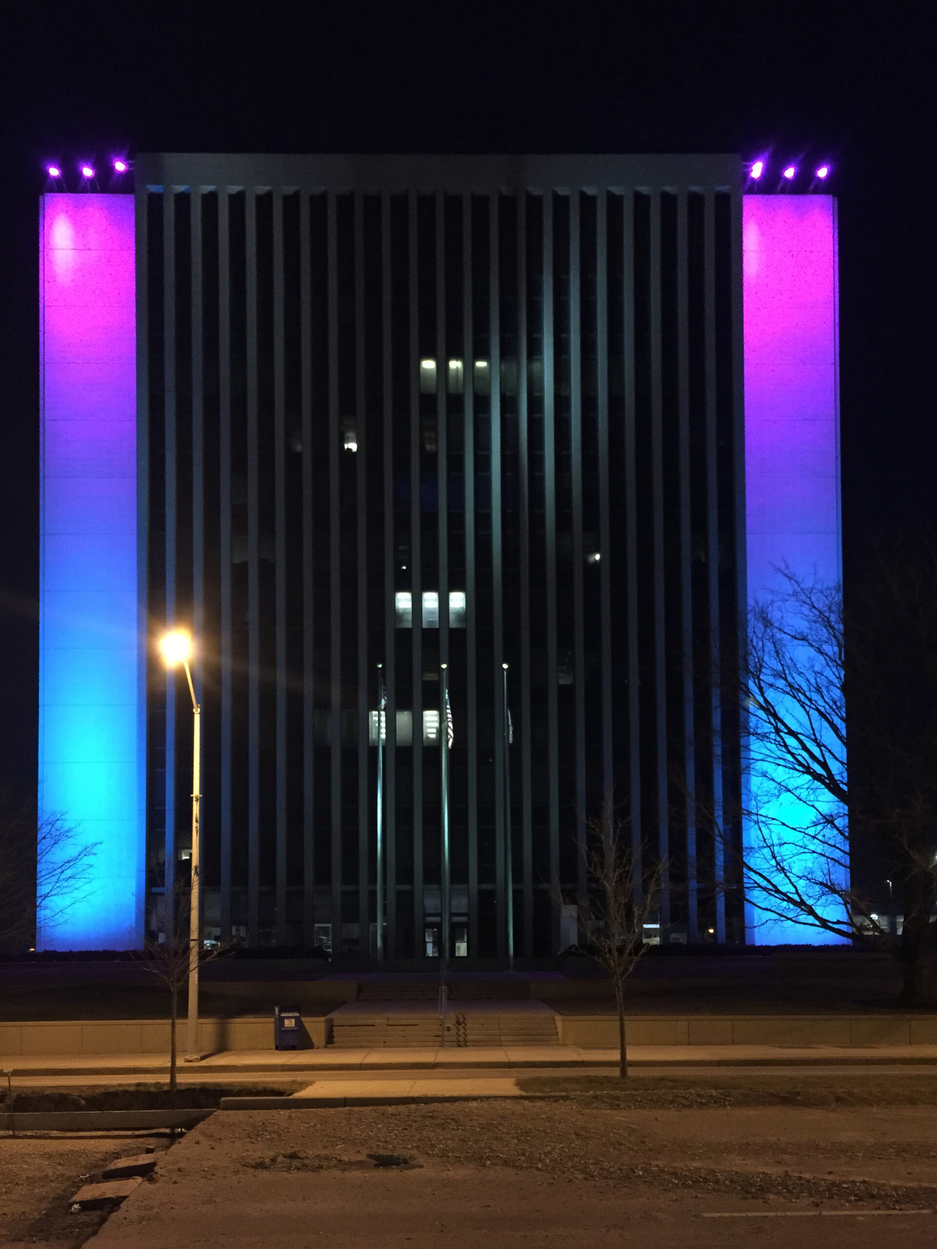 Montgomery County Administration Building Facade Lighting - HEAPY