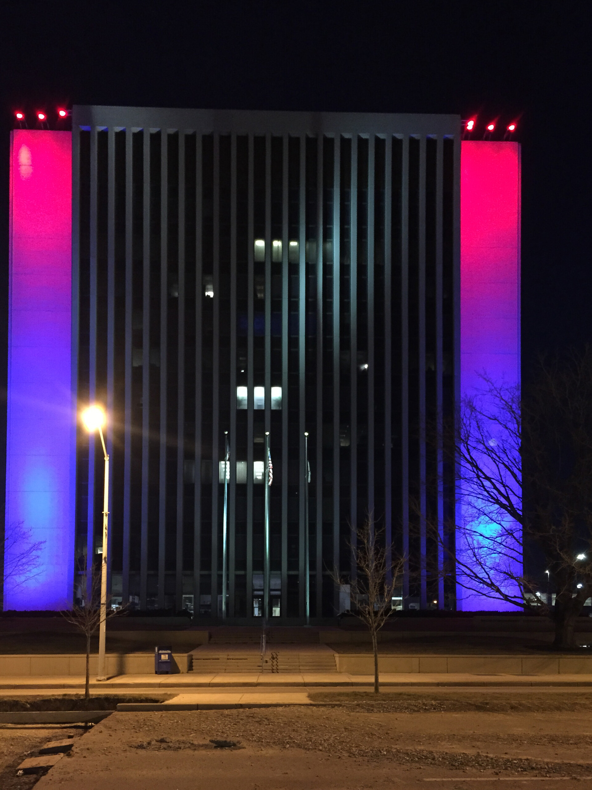 Montgomery County Administration Building Facade Lighting - HEAPY