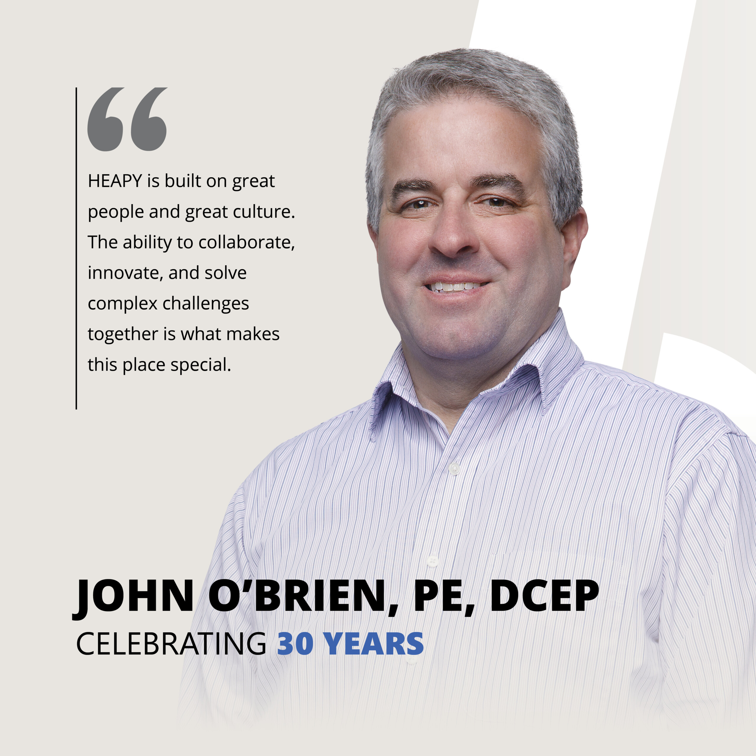 A Look Back At 30 Years with John O' Brien - HEAPY