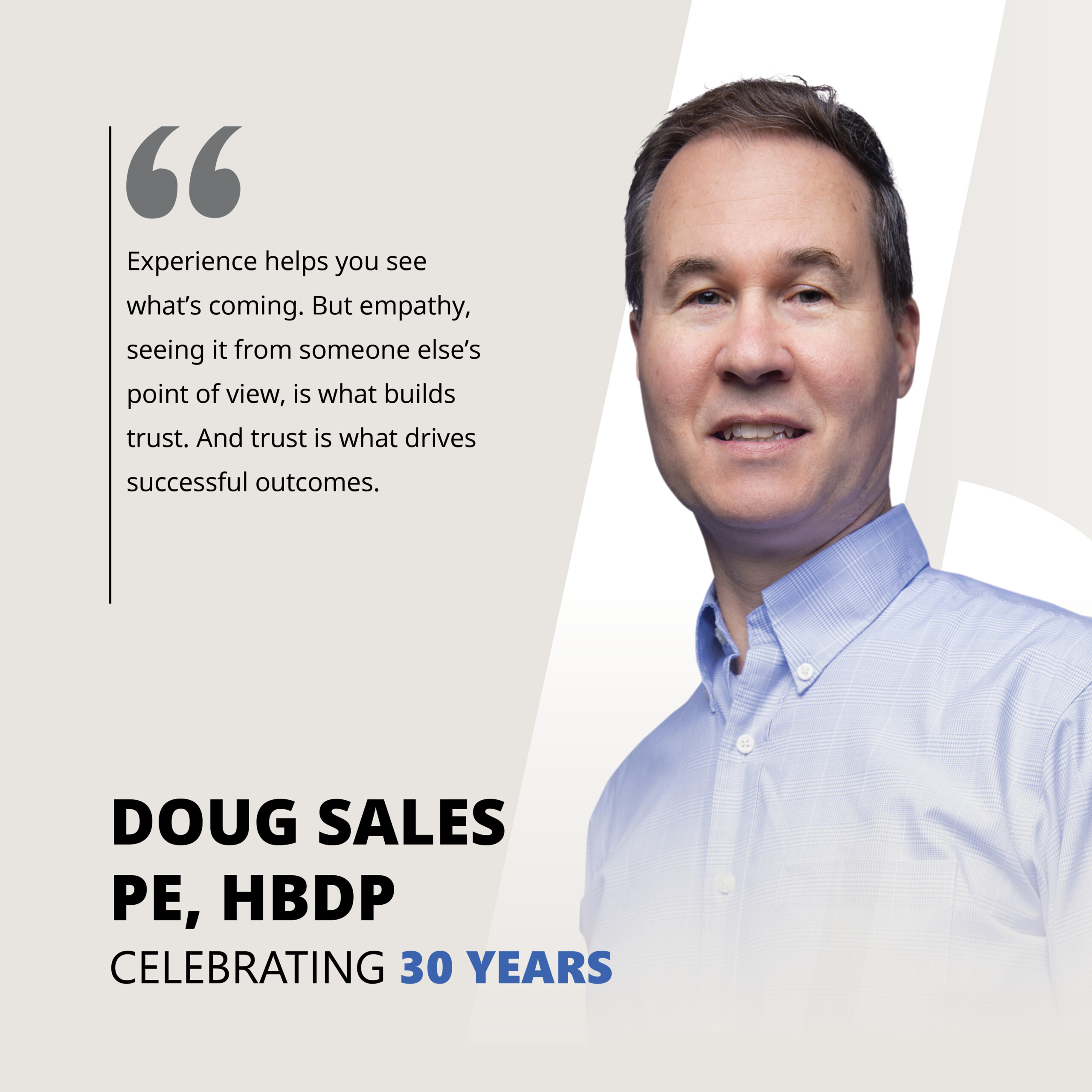 Celebrating 30 Years with Raleigh, NC leader and Principal Doug Sales - HEAPY